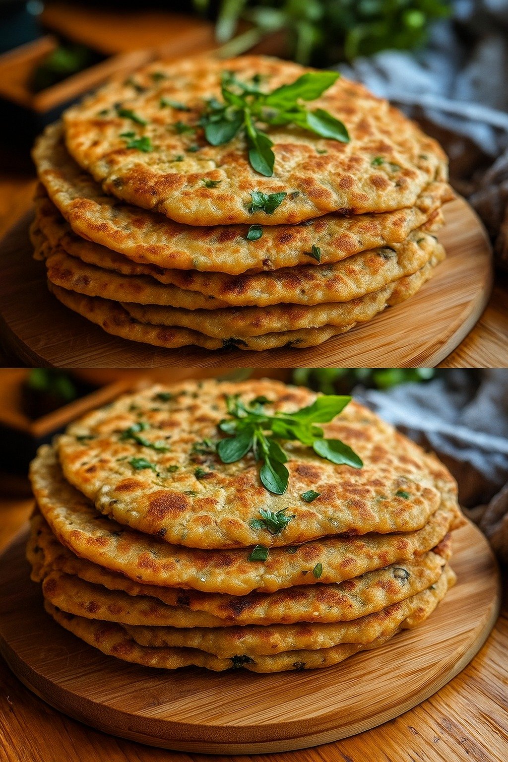 High-Protein Gluten-Free Lentil Flatbread with Herbs - xctor